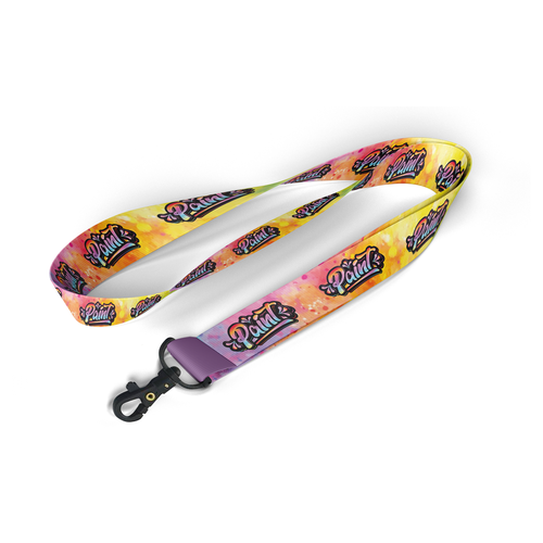 3/4 inch Full Color Lanyard